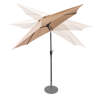 Arlmont & Co. 9Ft Patio Umbrella -Metal Frame & Crank Lift, Recycled ...