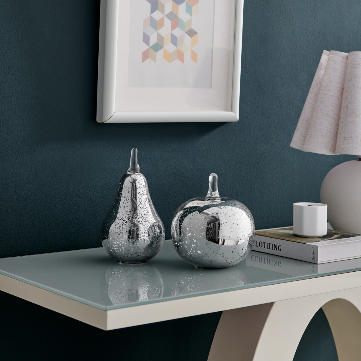 Wrought Studio™ Martarius 2 Piece Apple And Pear Decorative Accent ...