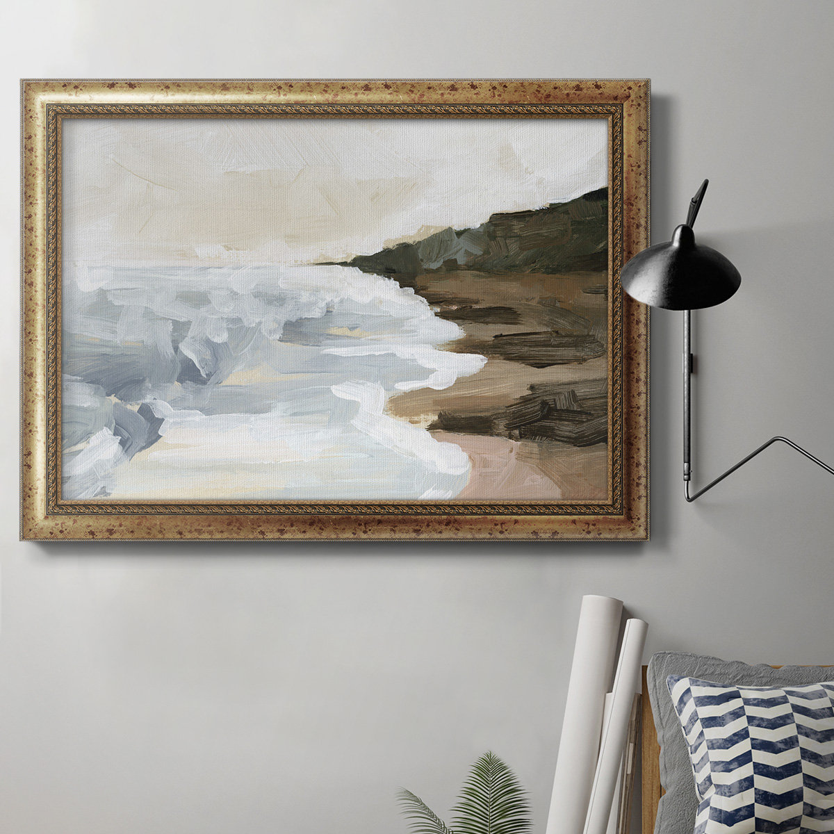 Rosecliff Heights Cove Break II Premium Framed Canvas- Ready To Hang ...