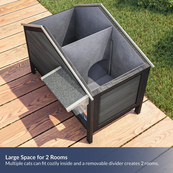 Tucker Murphy Pet™ Dywane Portable Cat House With Cover & Reviews | Wayfair