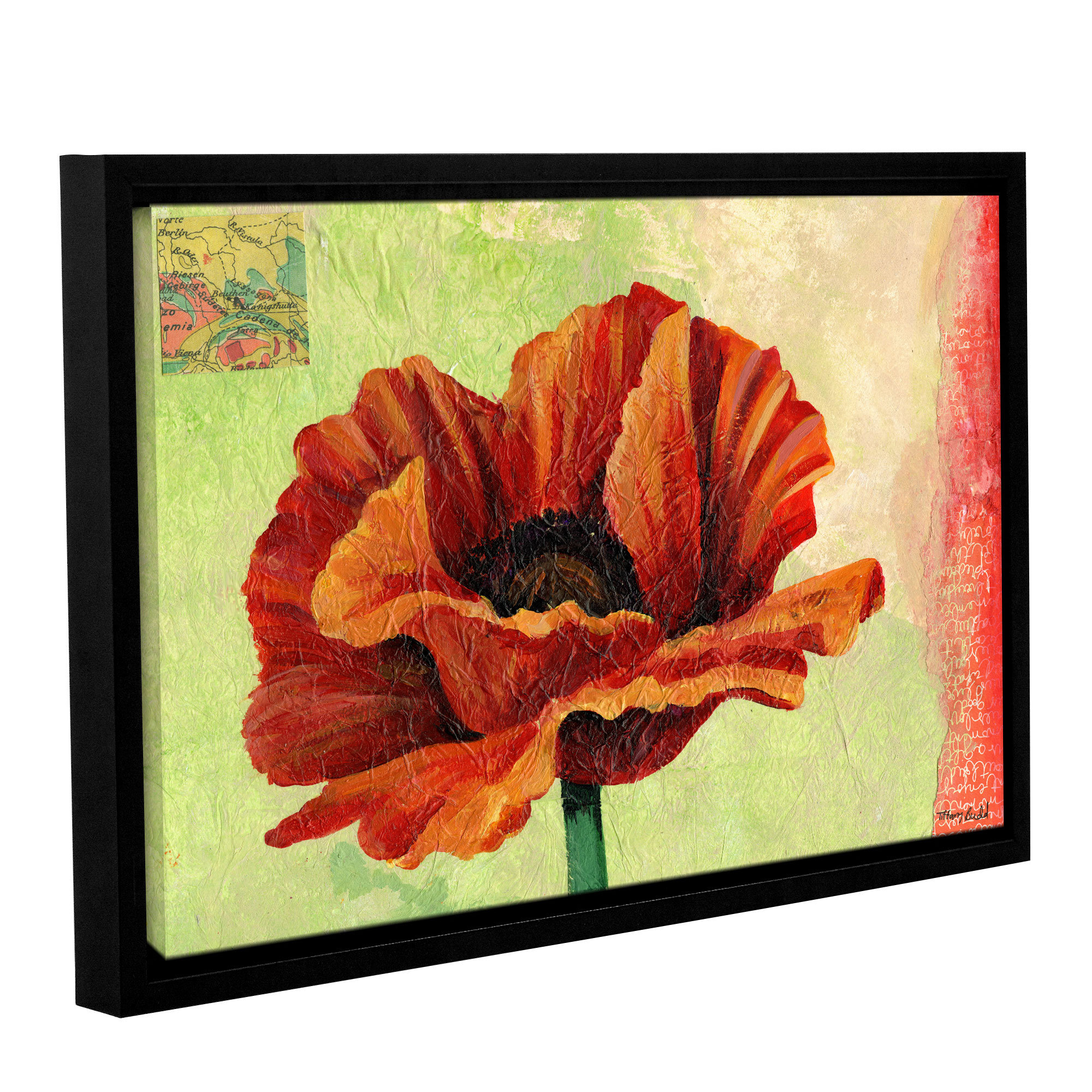Alcott Hill® Poppy by Tiffany Budd - Print on Canvas | Wayfair