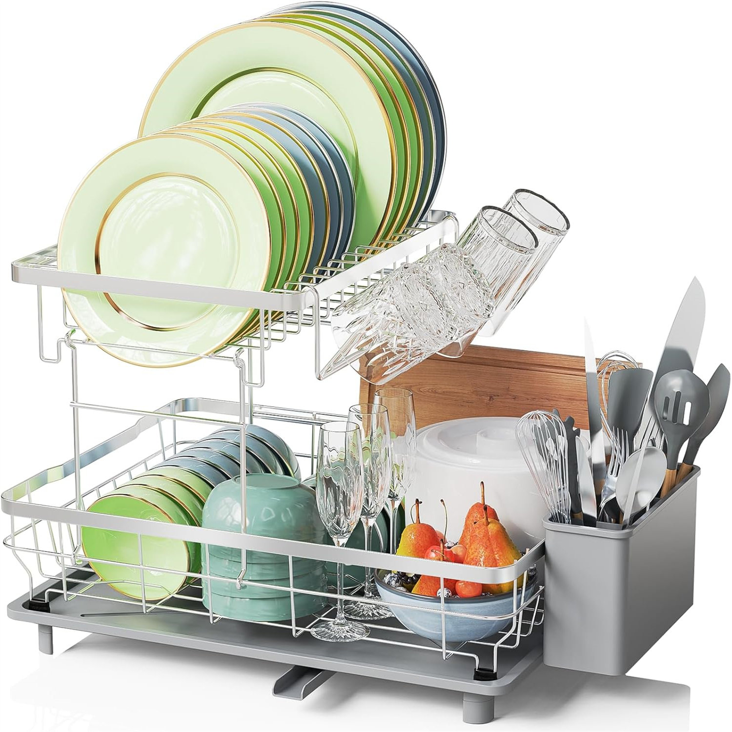 YITAHOME Adjustable Stainless Steel Dish Rack | Wayfair