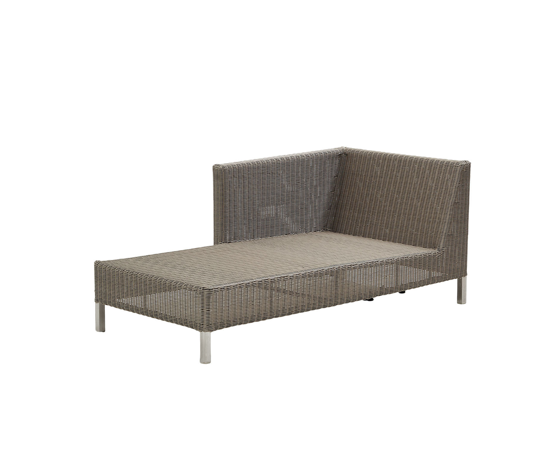 Cane-line Connect 60.3" Long Single Chaise with Cushions | Perigold
