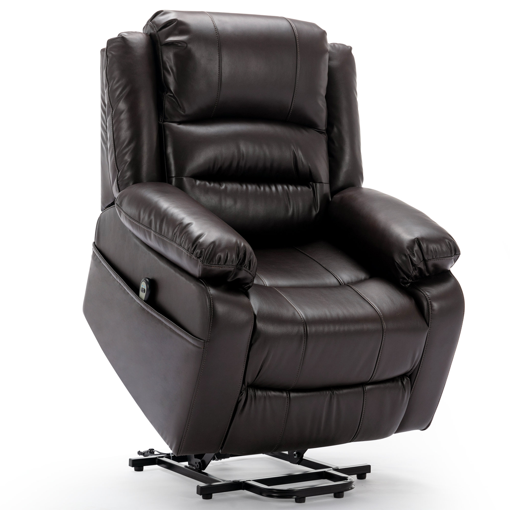 Latitude Run® Agnethe Faux Leather Recliner | Wayfair