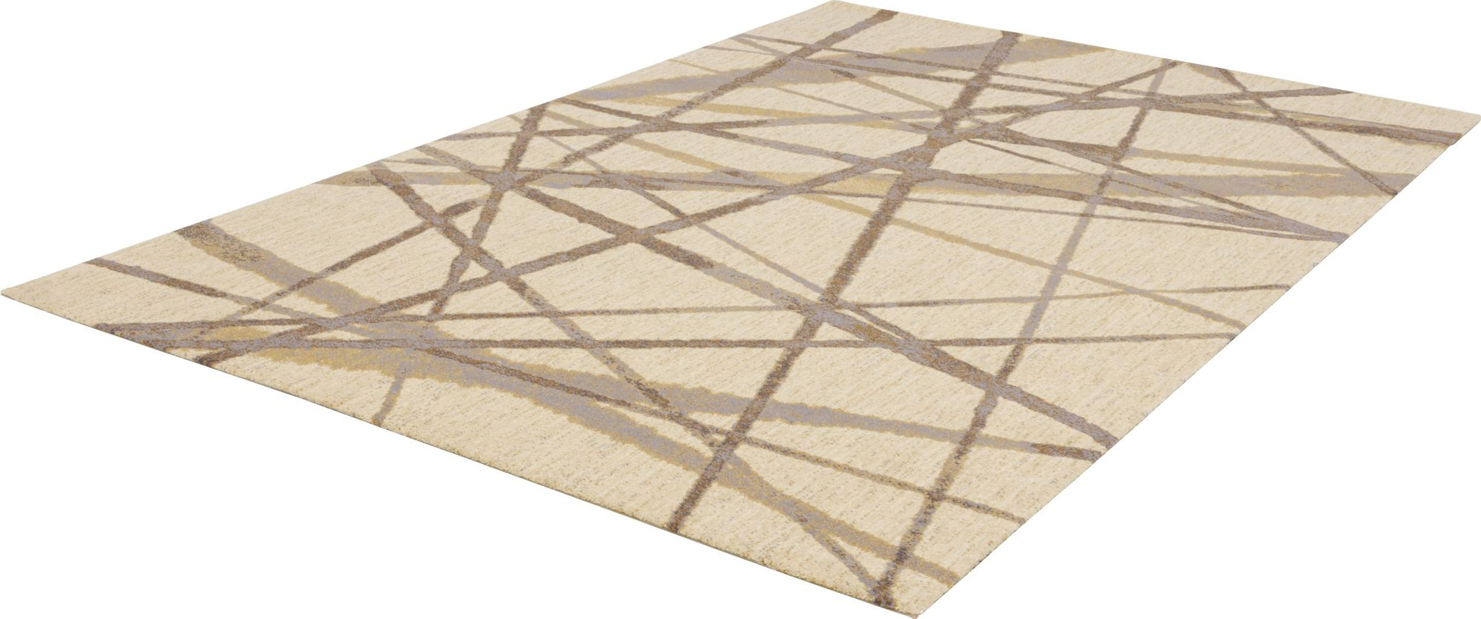 Agnella Sticks Machine Woven Beige Rug | Wayfair.ie