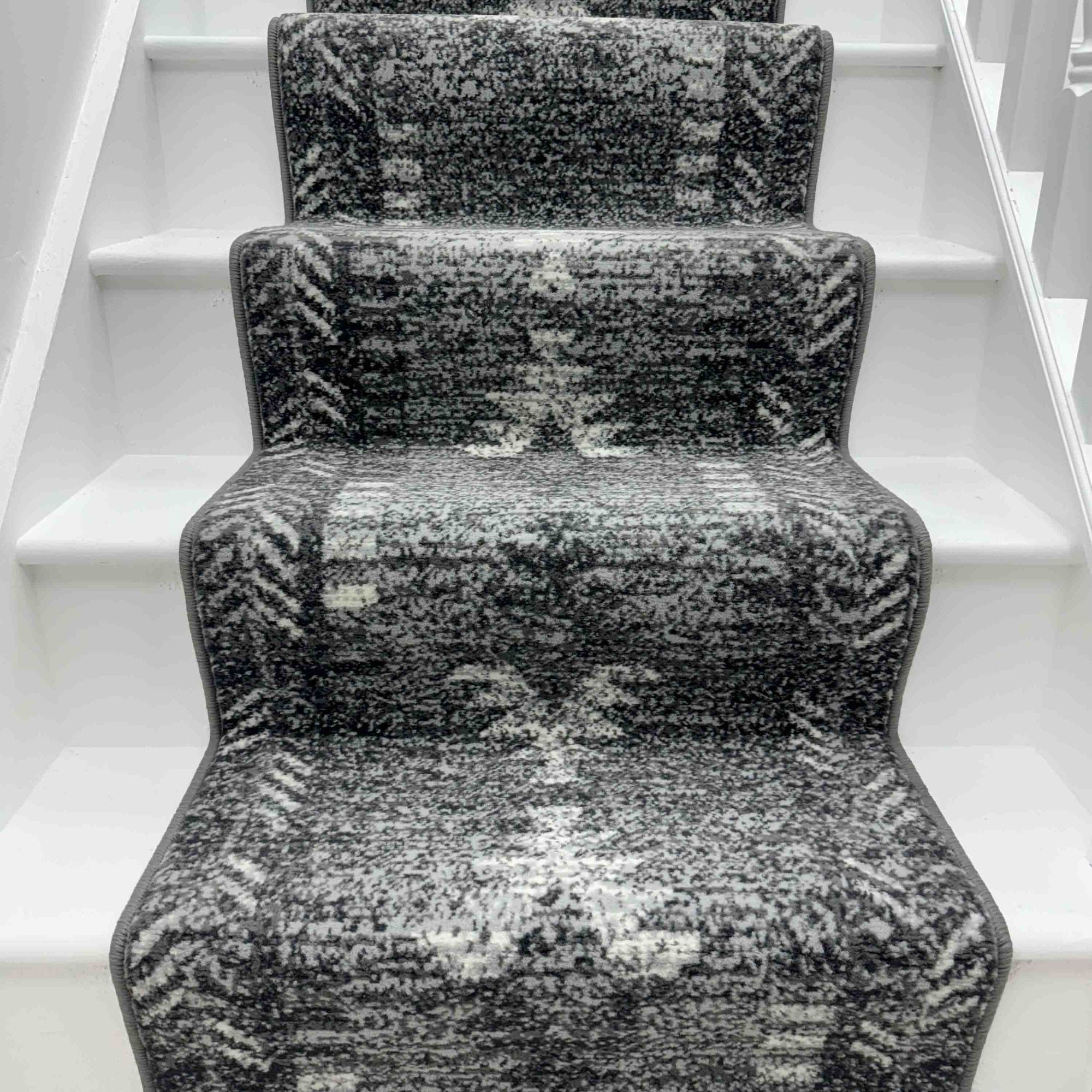 Rosalind Wheeler Native Grey Stair Runner – Soft & Durable Carpet ...