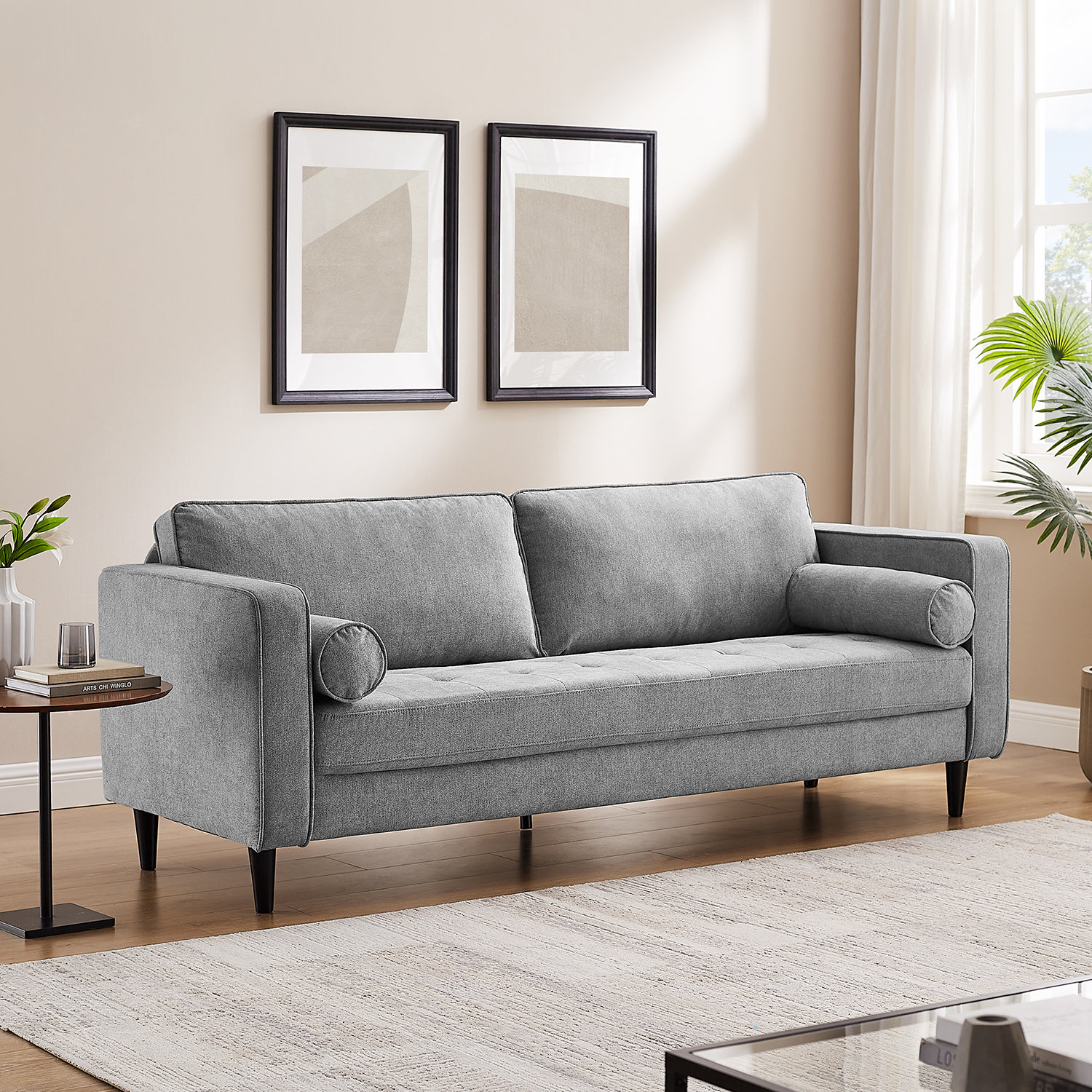 Corrigan Studio Jeses MINIMORE Modern Style Zakari 81.5" Mid-Century ...