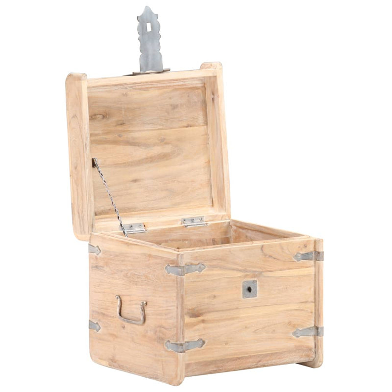 Union Rustic Storage Chest Storage Box Trunk with Lock for Bedroom ...