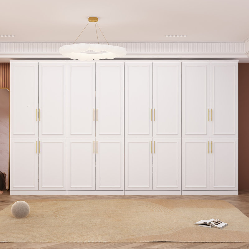 Ebern Designs Milen Solid + Manufactured Wood Armoire & Reviews ...