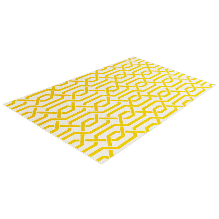 Bakero Camila Hand-Woven Yellow Area Rug & Reviews | Wayfair.co.uk