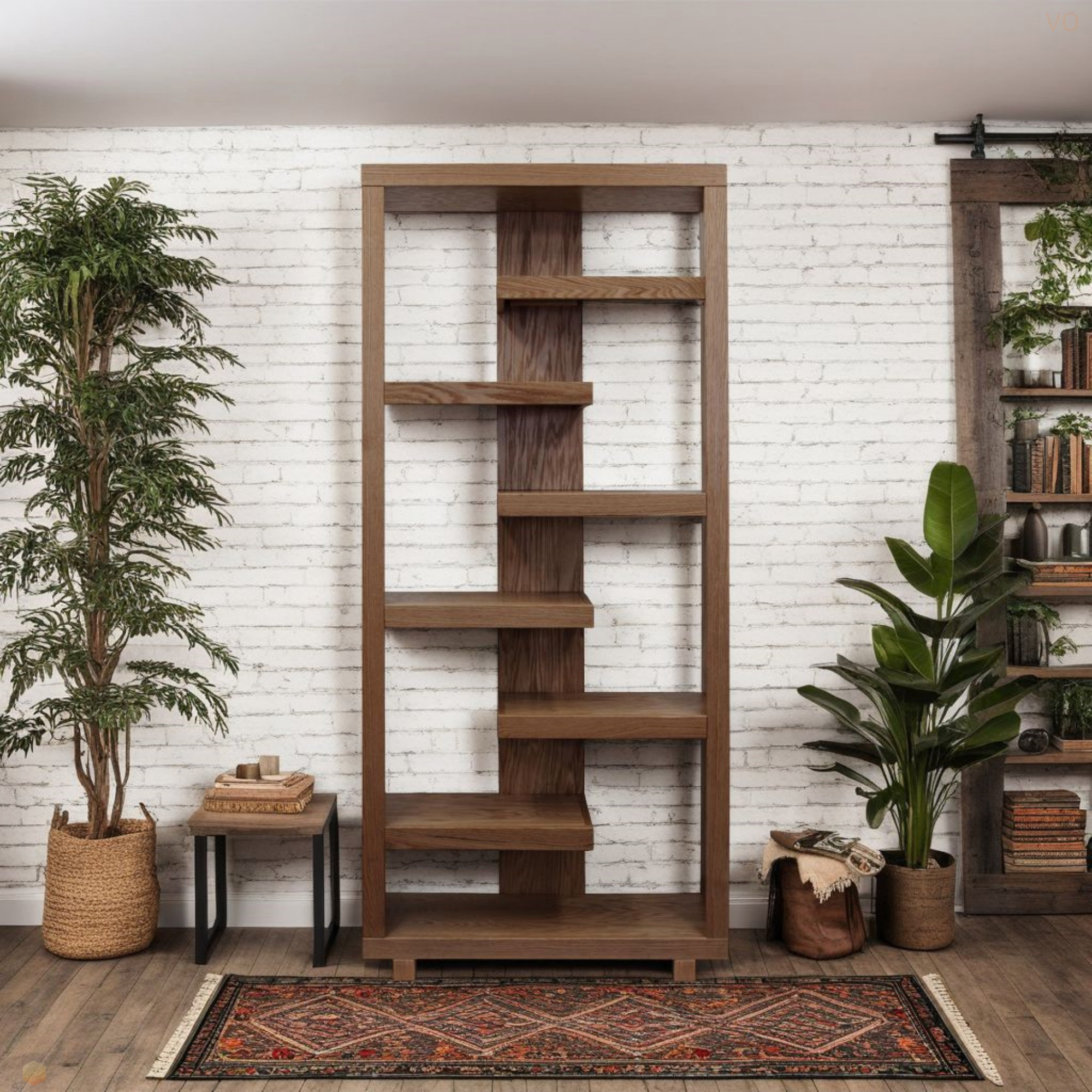 17 Stories Laurel Canyon 80 Inch High Bookshelf, No Assembly Required ...