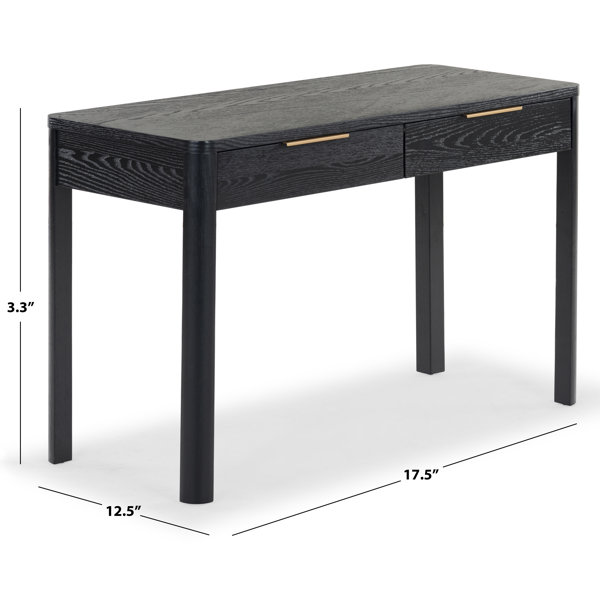 Joss & Main Tahani 2 Drawer Wood Desk & Reviews | Wayfair