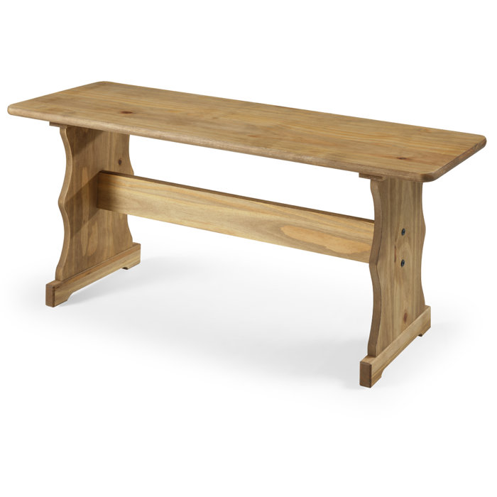 August Grove® Piumafua 3 - Piece Solid Wood Double Pedestal Dining Set ...