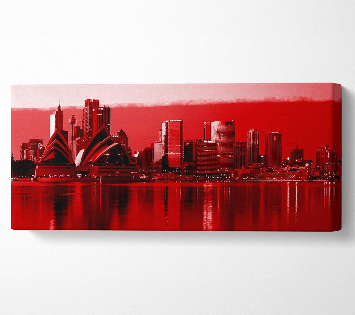 Ebern Designs Sydney Opera House Red - Wrapped Canvas Art Prints ...