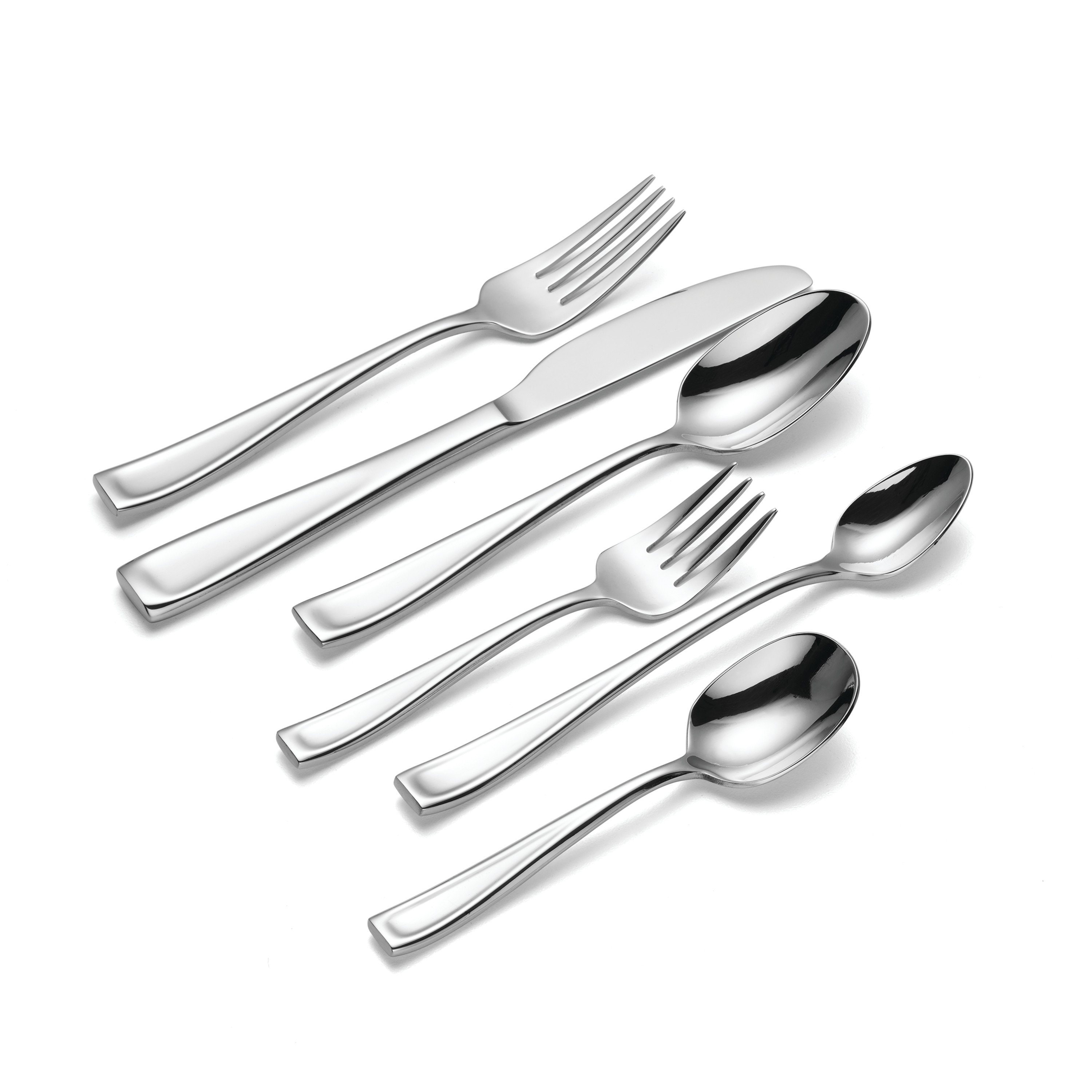 Oneida Moda 6 Piece Fine Flatware Progress Set | Wayfair