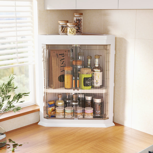 Prep & Savour 1 Layer Corner Bread Box Kitchen Countertop Extra Large ...