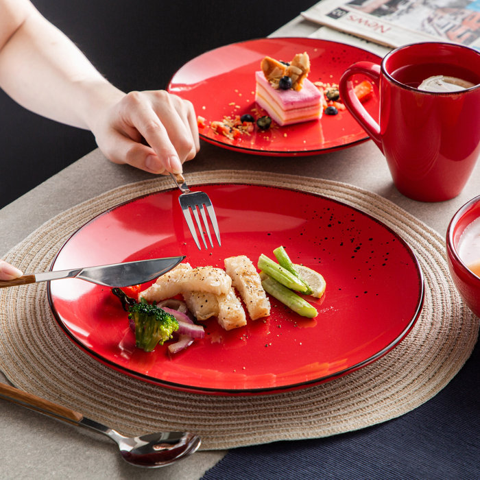 Union Rustic Aagman 16 Piece Stoneware Dinnerware Set - Service for 4 ...