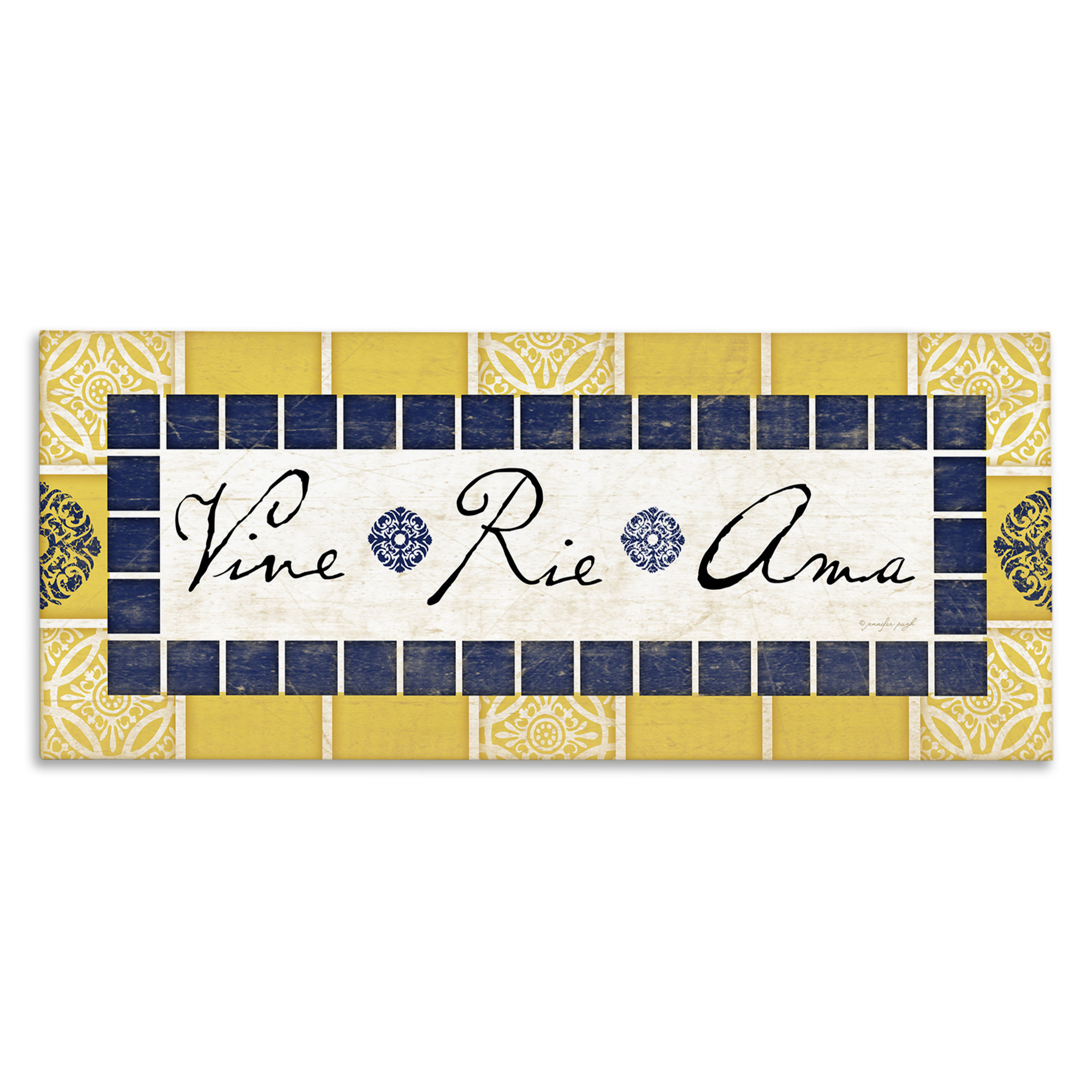 Winston Porter Vine Ríe y Ama Canvas Wall Art by Jennifer Pugh | Wayfair
