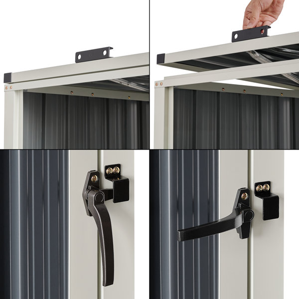 Inbox Zero Tarbek Metal Double Bin Store | Wayfair.co.uk