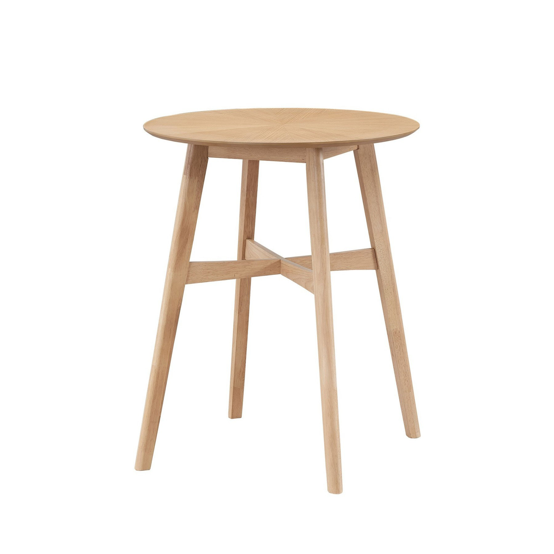 George Oliver 31.5 Inch Oversize Round Bar Table | Wayfair