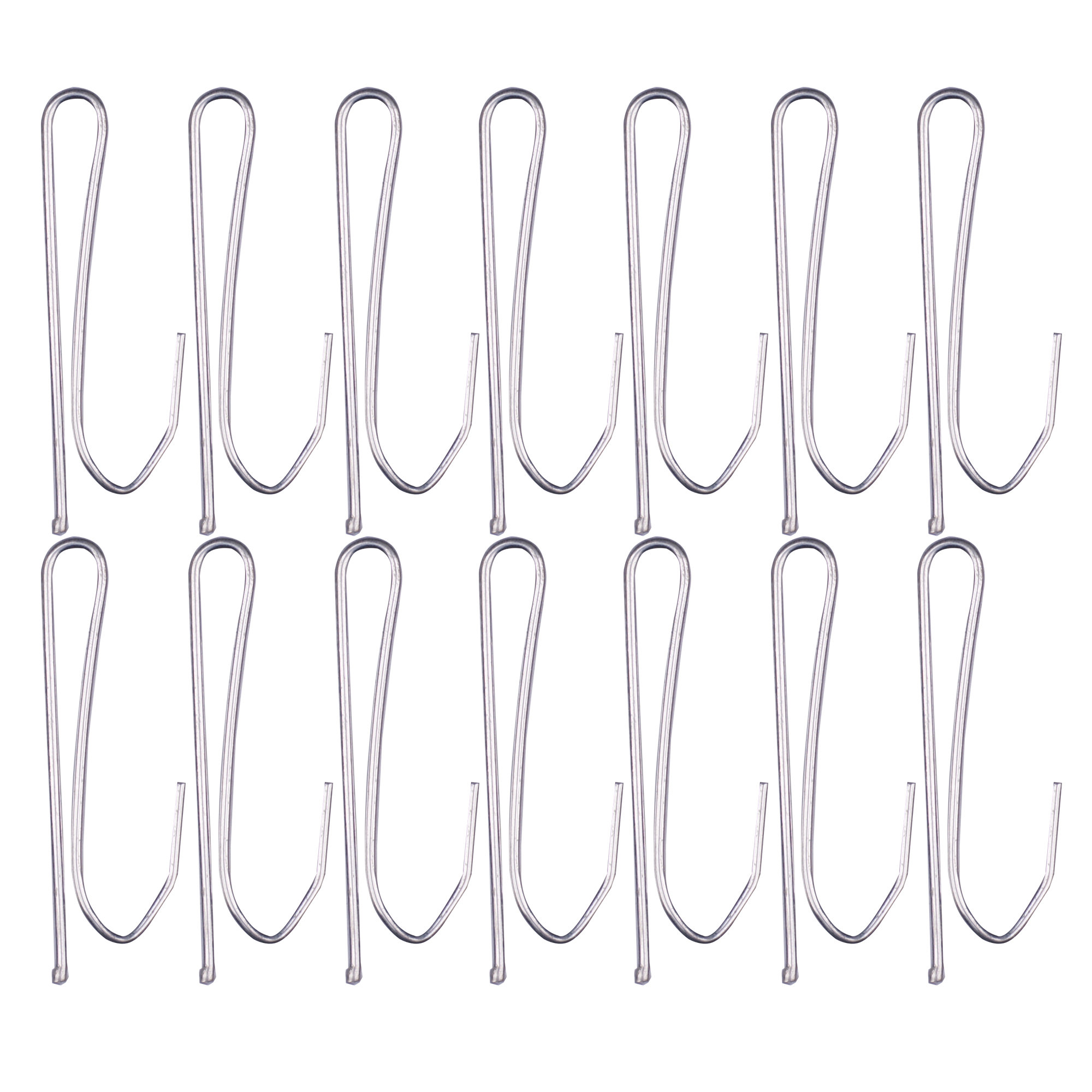 Symple Stuff 50Pcs Curtain Hooks Pin-On Drapery Hook | Wayfair