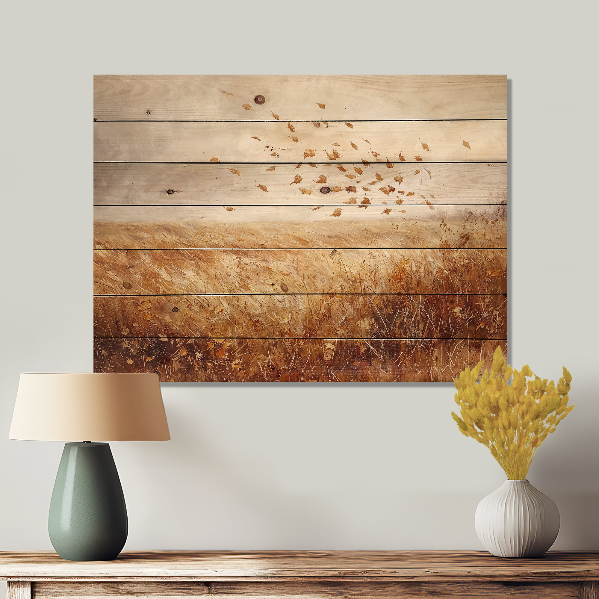 Ophelia & Co. Windy Prairie Leaves In The American Prairies III ...