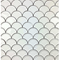 Fish Scale Floor Tiles & Wall Tiles You'll Love | Wayfair