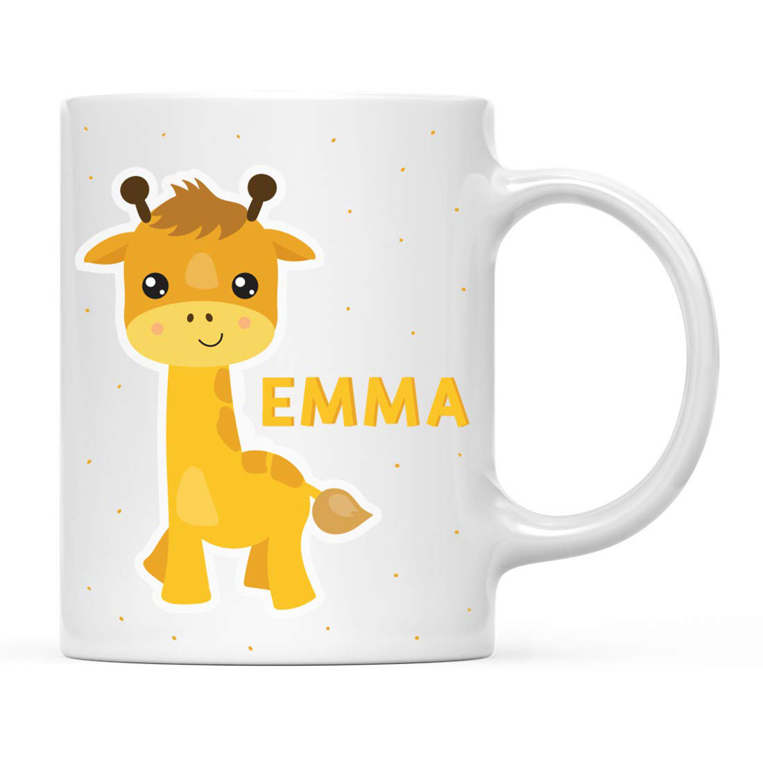 Zoomie Kids Valenzuela Personalized Kids Baby Giraffe Coffee Mug ...