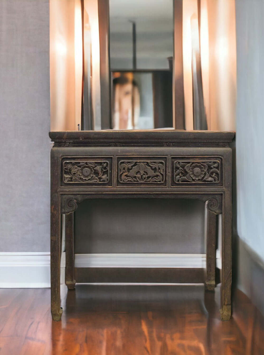 DYAG East Hand Carved Drawers Entryway Console Table | Wayfair