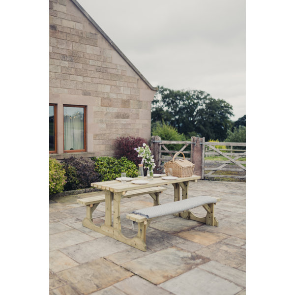 Natur Pur LUNAR PICNIC TABLE 1500 | Wayfair.co.uk