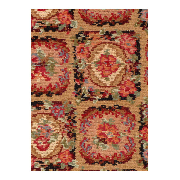Isabelline Hand Hooked Floral Rug | Wayfair