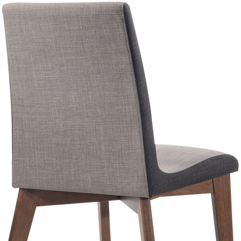 George Oliver Abbie Upholstered Side Chair in Gray | Wayfair