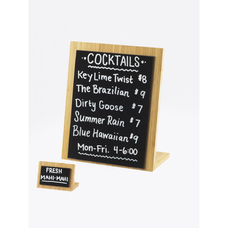 Cal-Mil Bamboo 8 1/2" x 11" Sign Holder | Wayfair