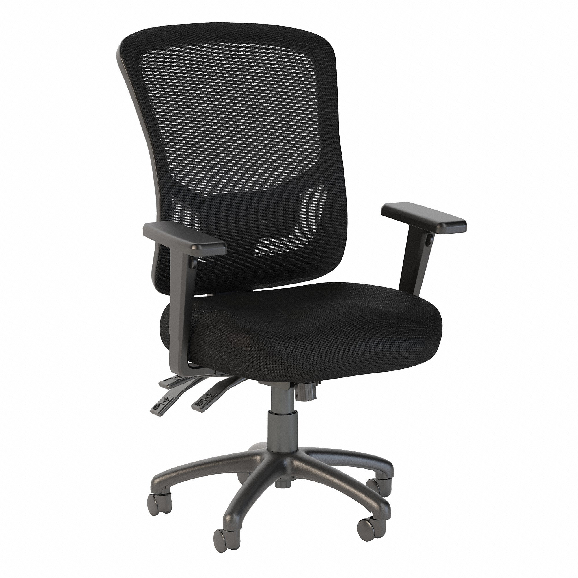 Bush Business Furniture Series A High Back Multifunction Mesh Executive ...