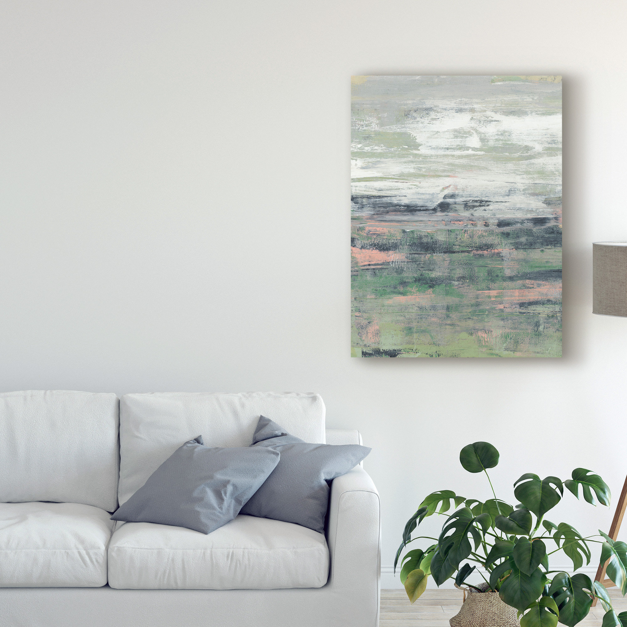 Ebern Designs 'Paynes Blush I' Painting on Wrapped Canvas | Wayfair
