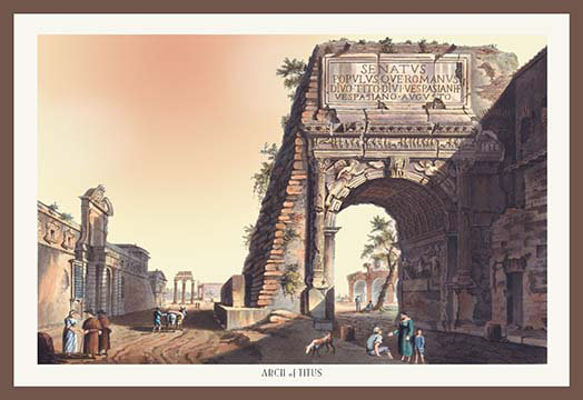 Buyenlarge 'Arch of Titus' by M. DuBourg Graphic Art | Wayfair