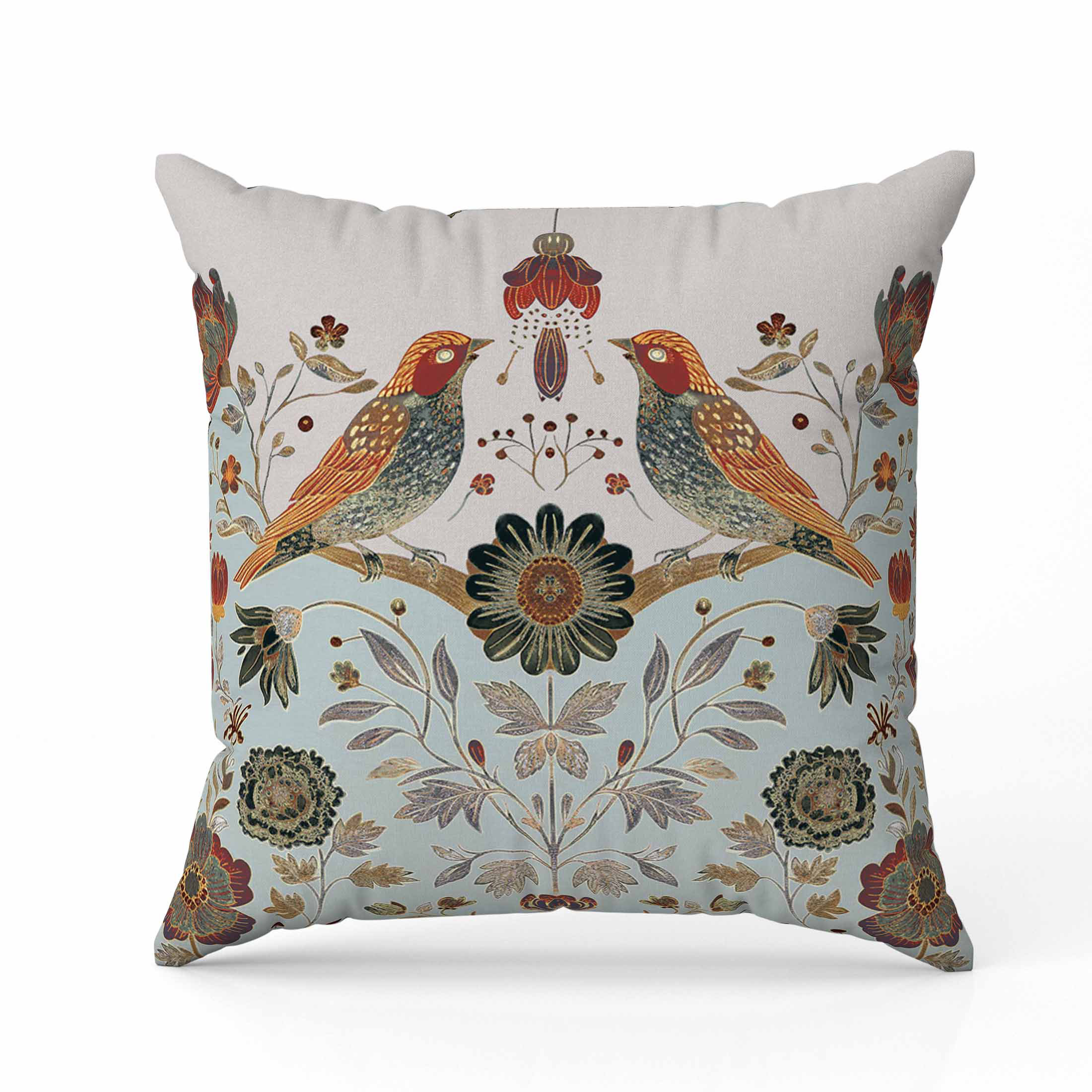 Amrita Sen Designs Birdsong Ballet Faux Suede Pillow | Wayfair