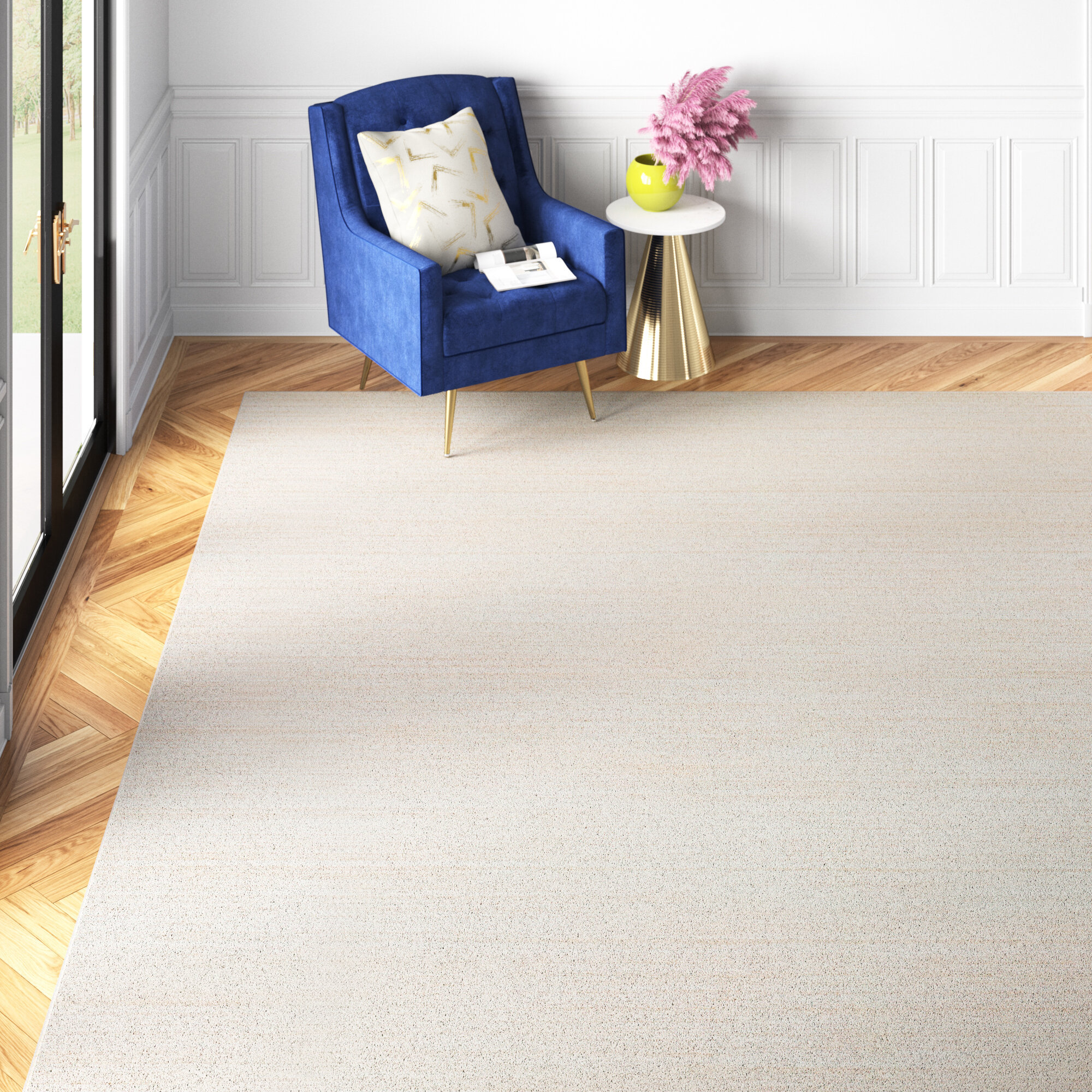 Etta Avenue Eli Tufted Oyster Area Rug & Reviews | Wayfair.co.uk