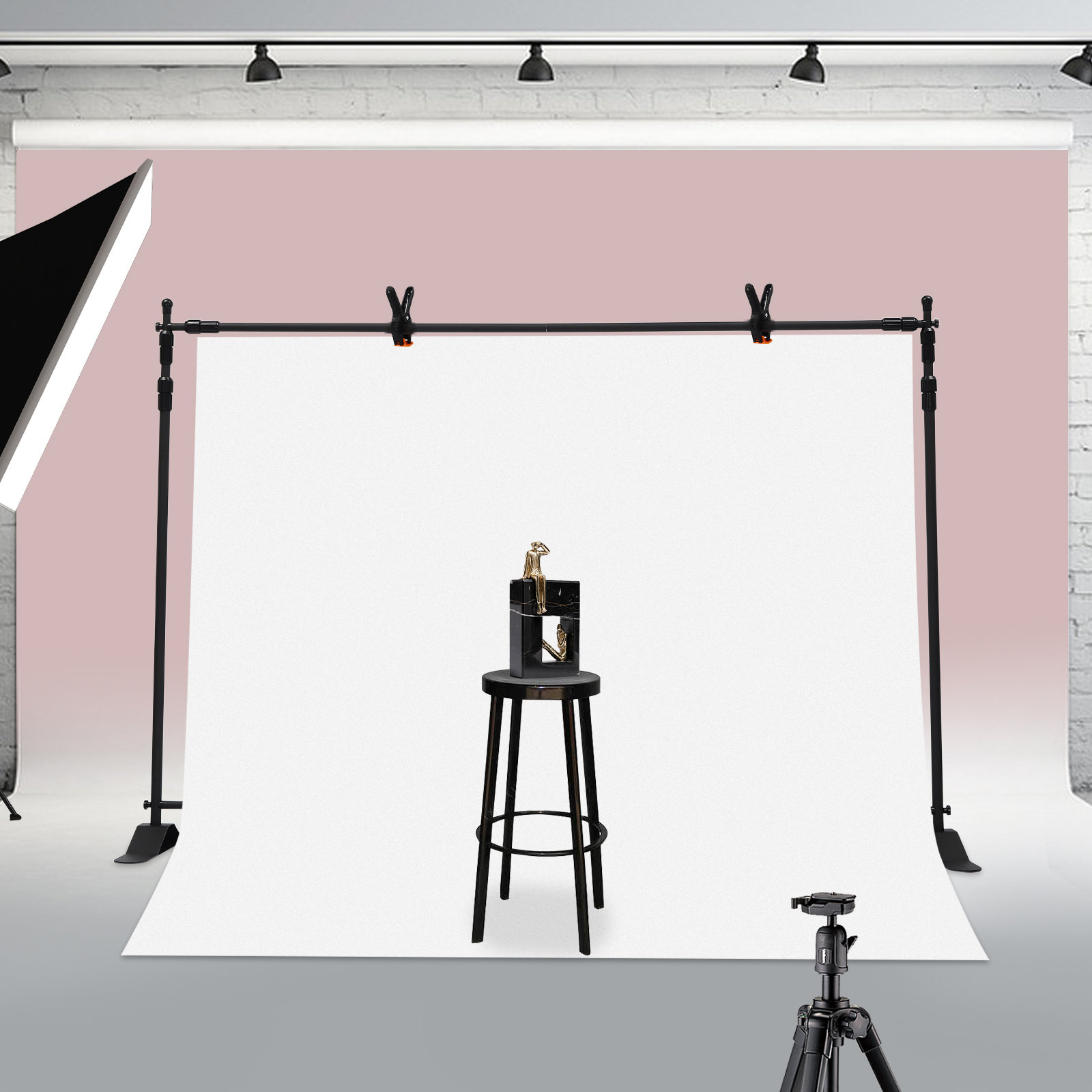 DENFER 10.83ft Adjustable Photography Background Stand | Wayfair