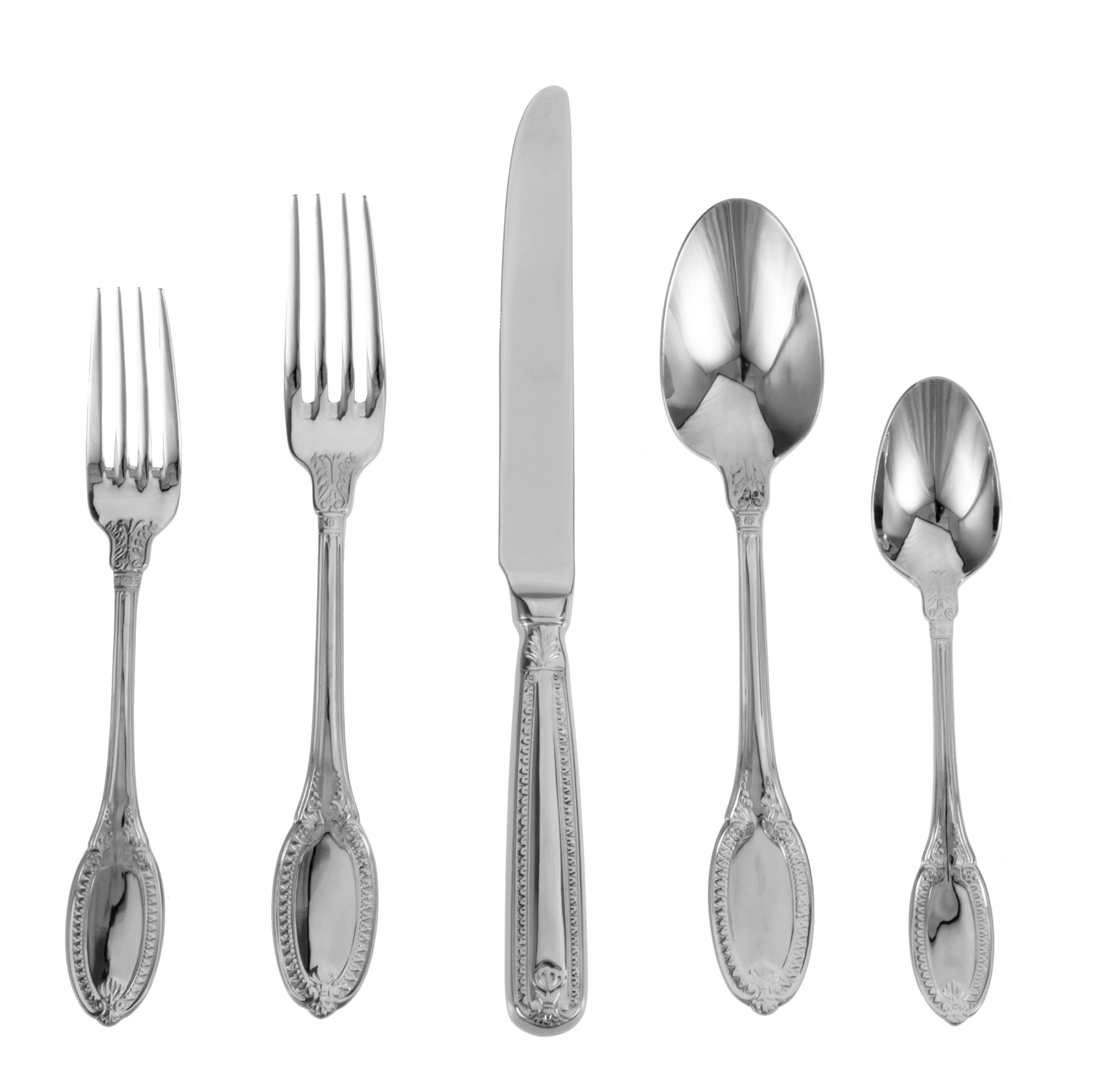 Ricci Argentieri Imperia 45 Piece Flatware Set, Service for 8 - Wayfair ...
