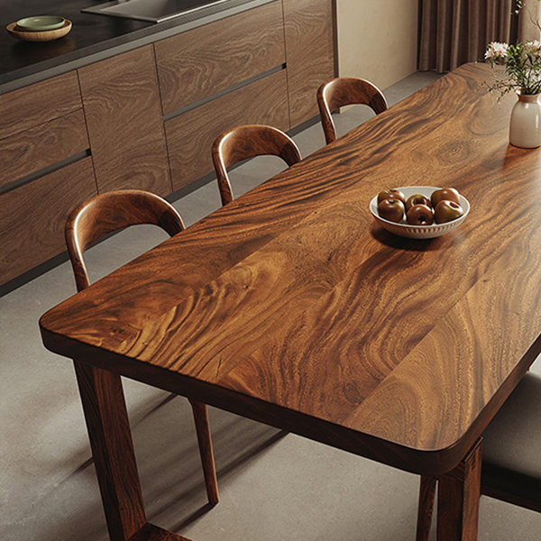 Greyleigh Simple Modern Home Dining Table Rectangular 70.86'' L x 31.49 ...