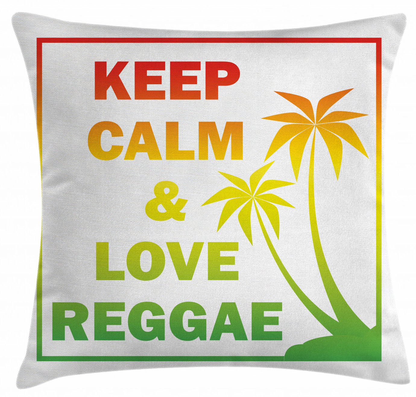 Ambesonne Rasta Indoor / Outdoor 36" Throw Pillow Cover | Wayfair