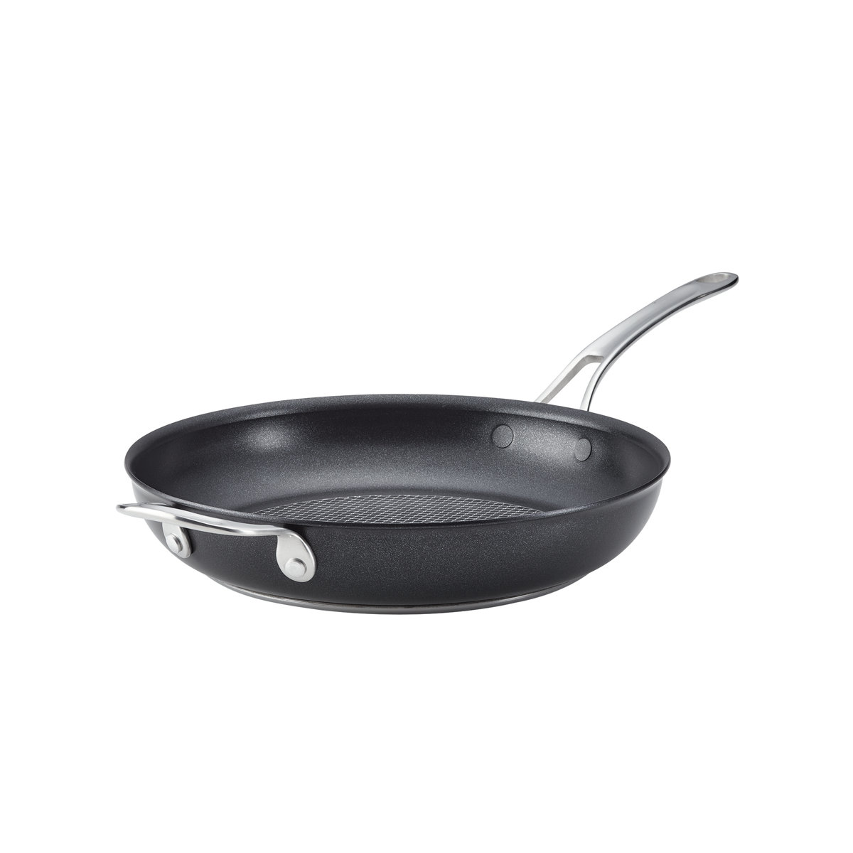 Anolon X Hybrid Cookware Nonstick Frying Pan with Helper Handle, 12 ...