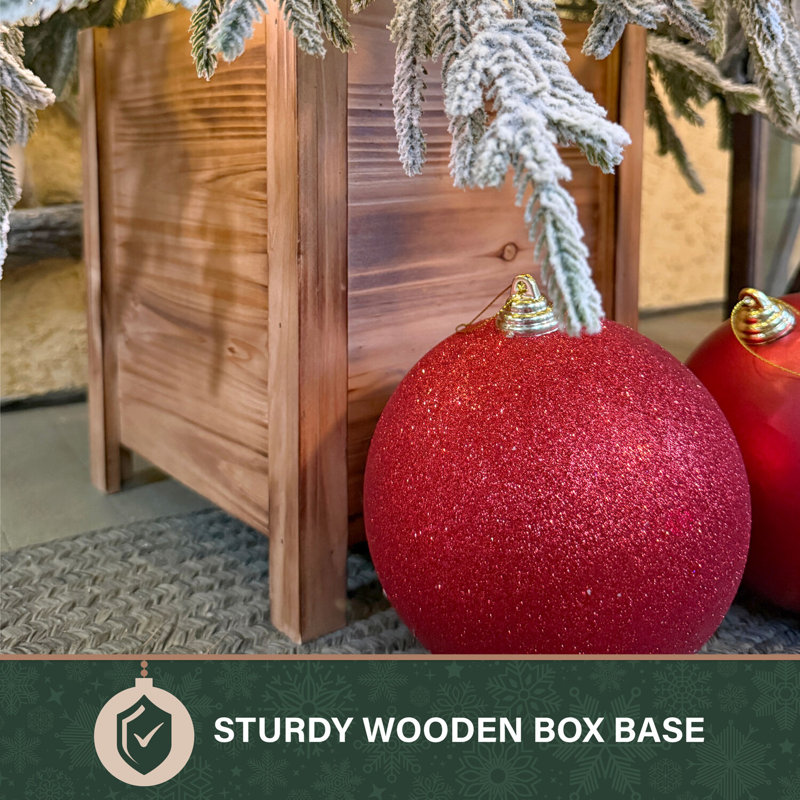 Fraser Hill Farm Potted Artificial Holiday Porch Tree | Joss & Main