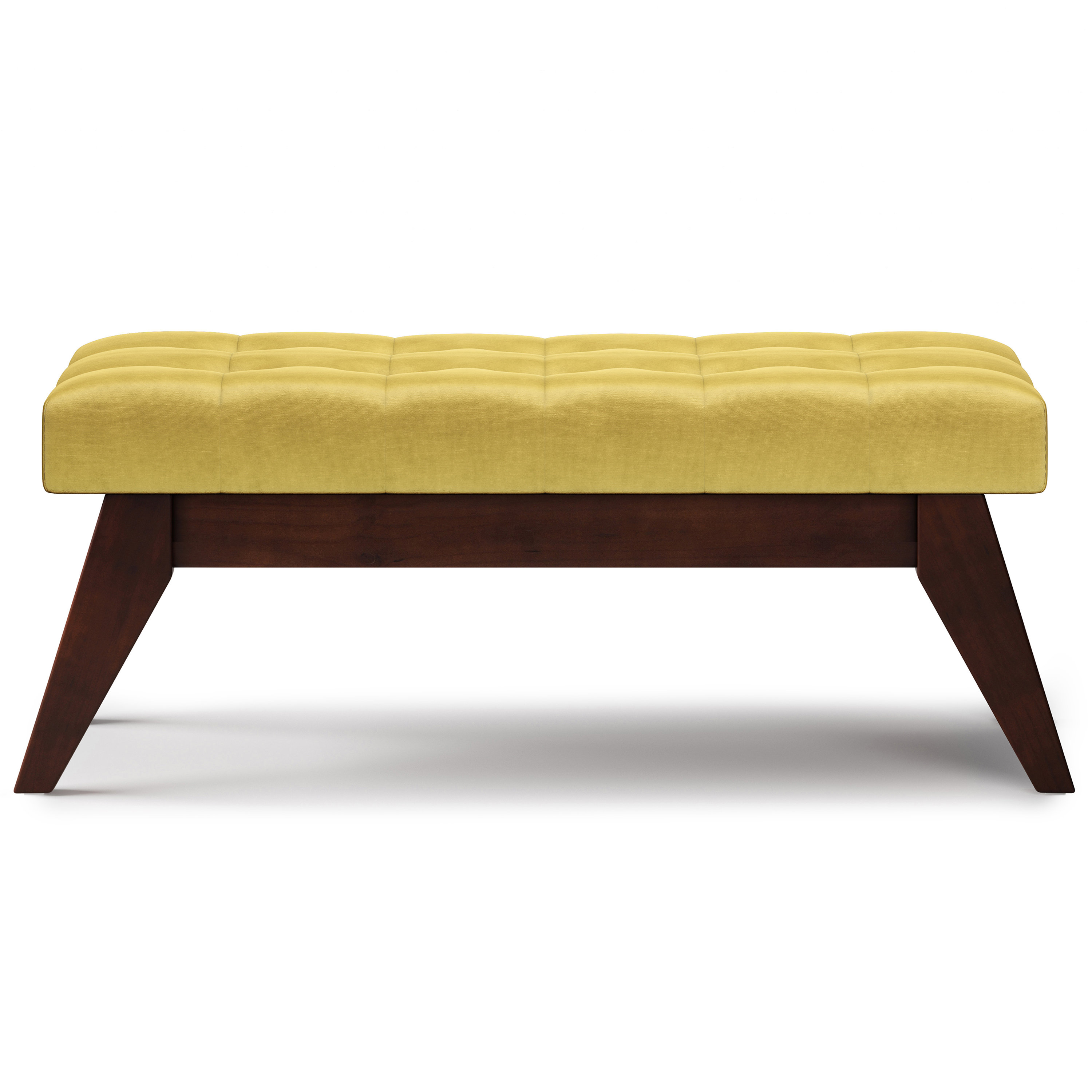 Simpli Home Draper Upholstered Bench | Wayfair
