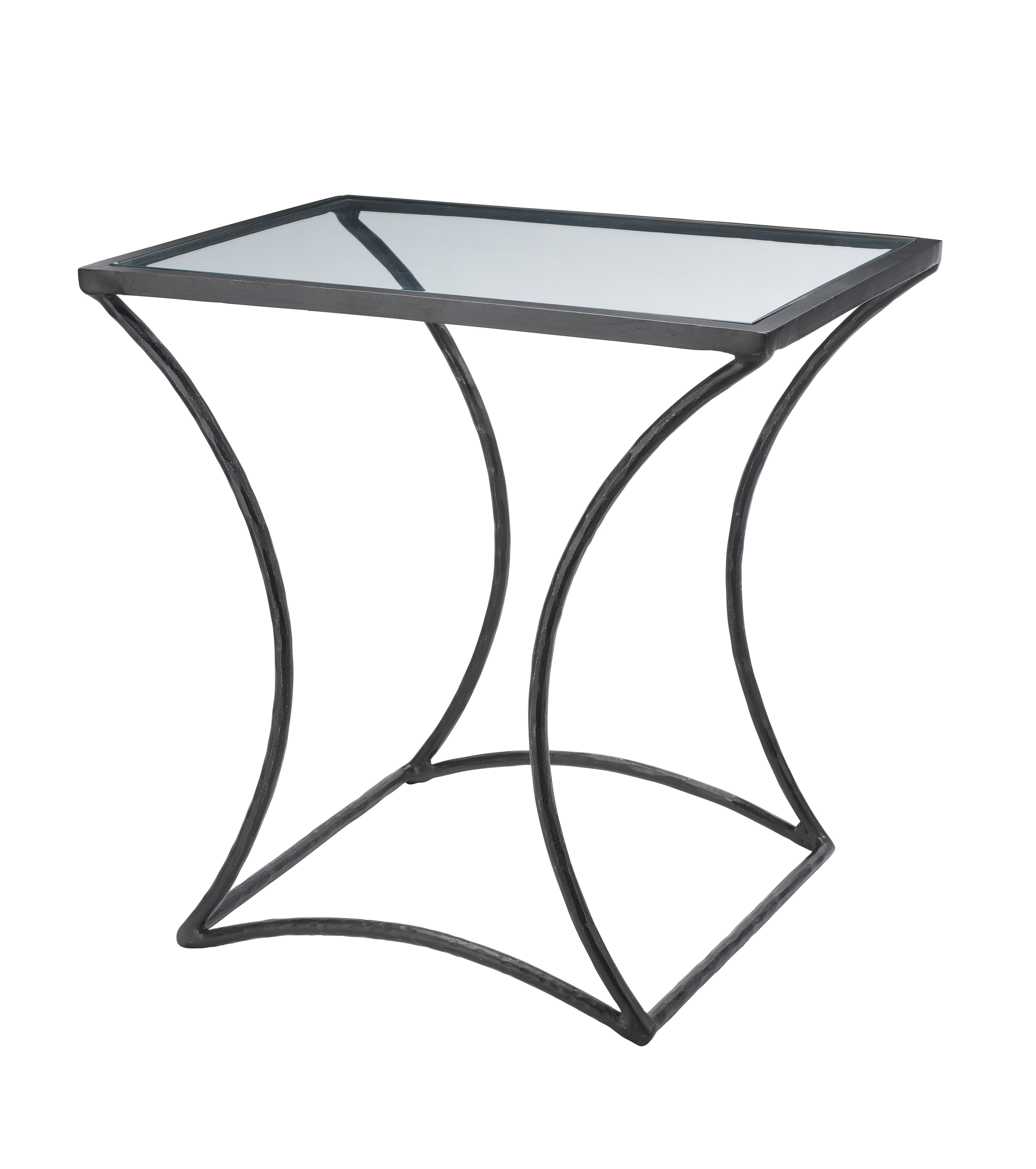 Jamie Young Company Kai 24'' Tall Glass Frame End Table | Wayfair