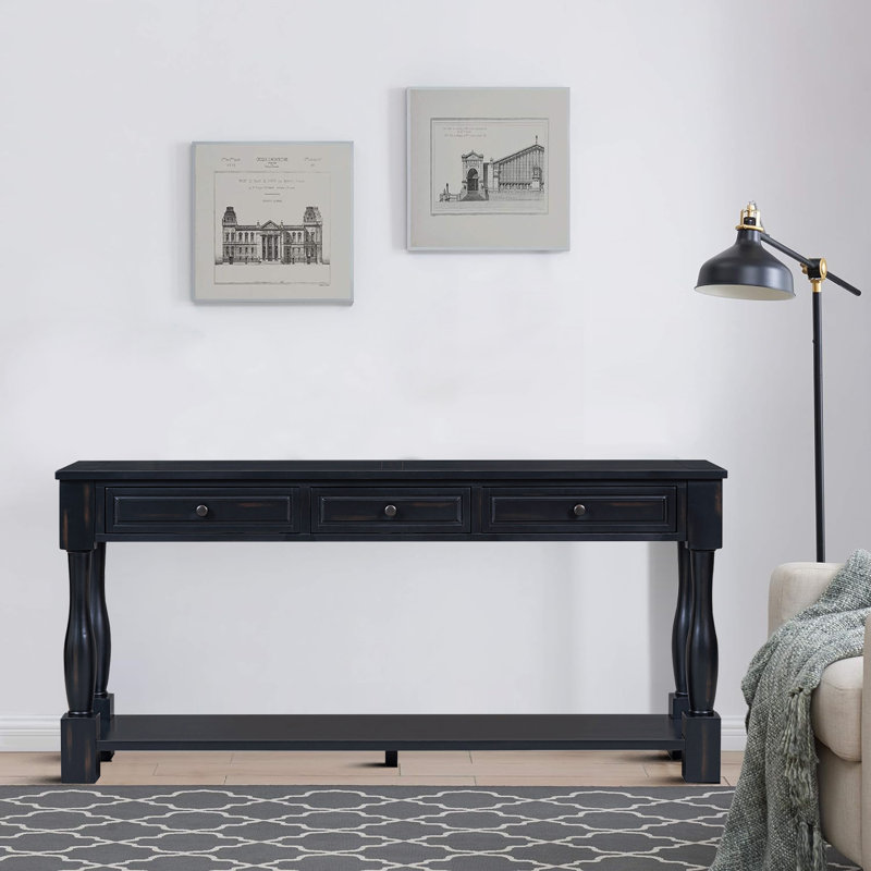 Charlton Home® Ashala 64.21'' Console Table | Wayfair