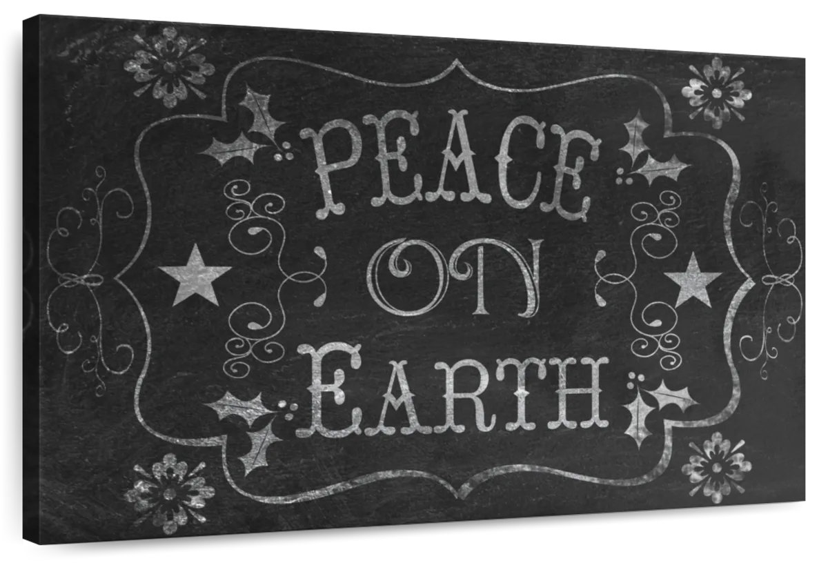 Lark Manor™ Chalkboard Peace On Earth | Wayfair