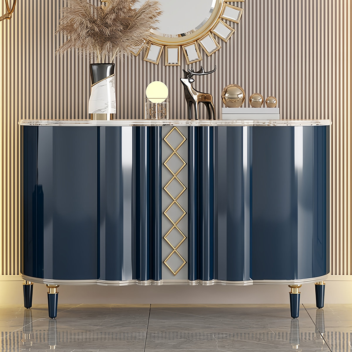 Licalilo Modern Decorative Storage Cabinet - Wayfair Canada