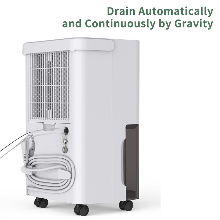 Uhome 30 Pints Console Dehumidifier for Rooms up to 3000 Cubic Feet ...